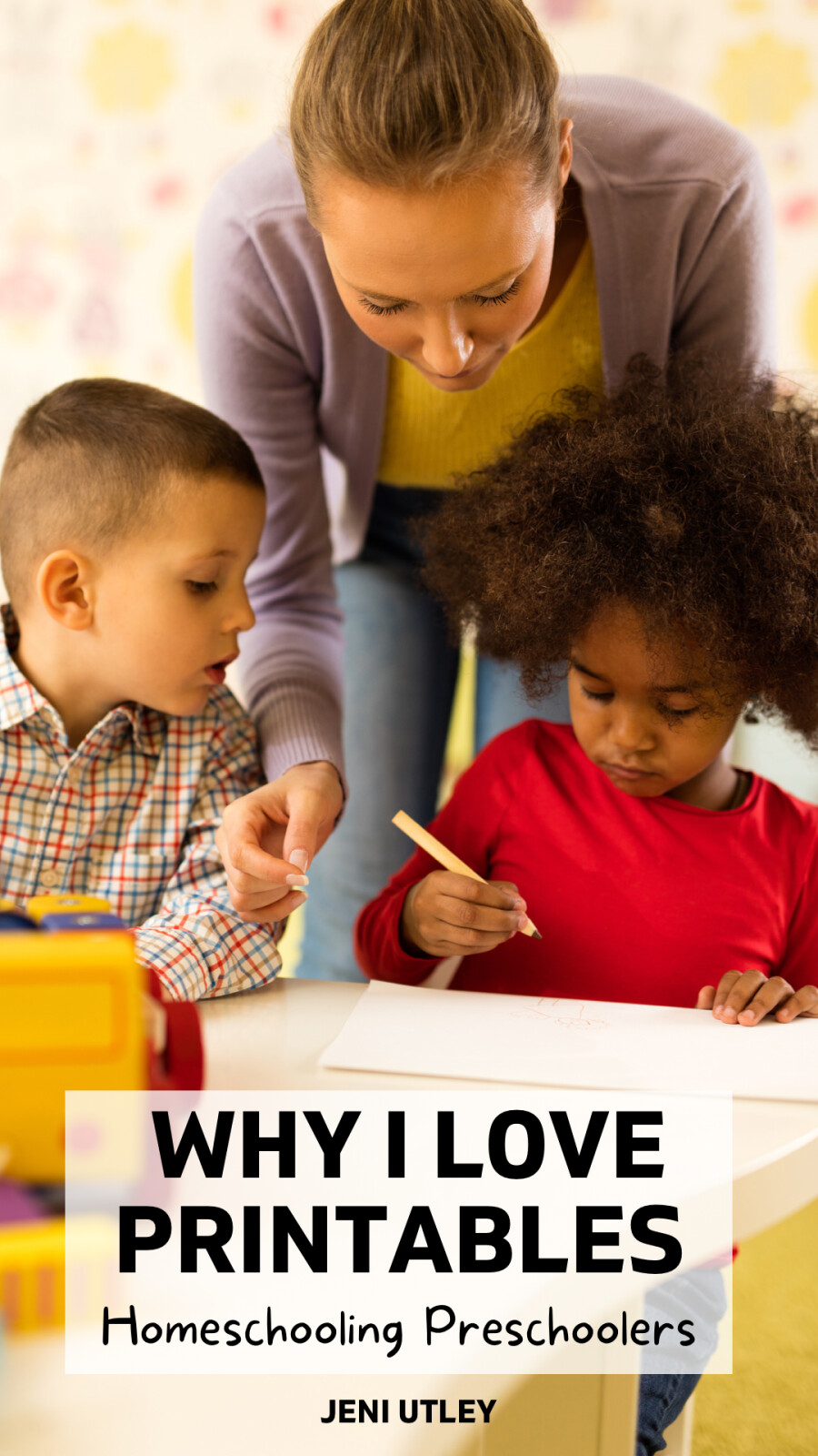 WHY I LOVE PRINTABLES FOR PRESCHOOLERS | Jeni Utley